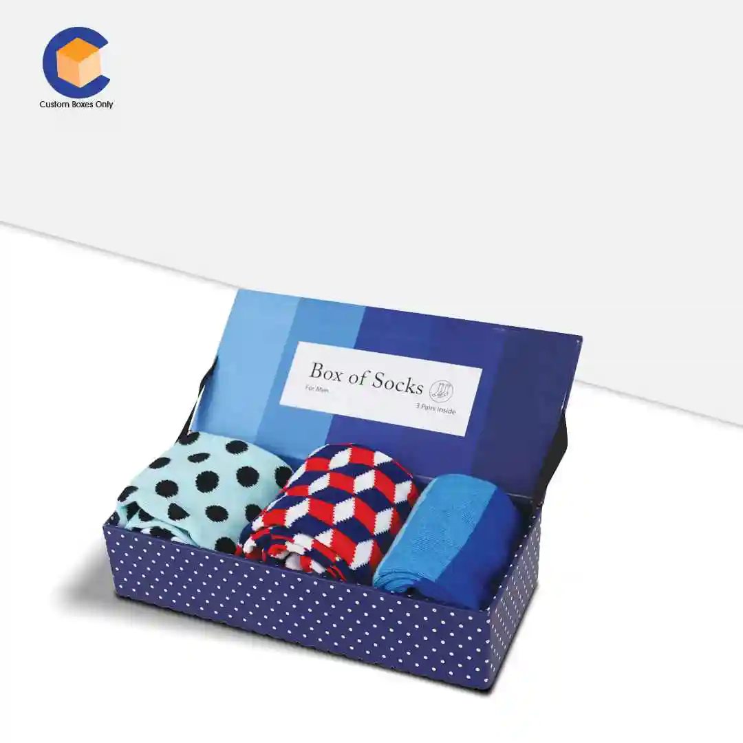 Custom Printed Hosiery Packaging Boxes | Custom Boxes Only